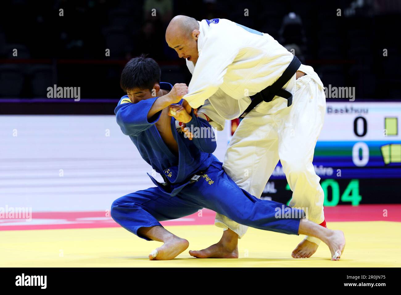 Ali Bin Hamad Al Attiyah Arena, Doha, Katar. 8. Mai 2023. (L-R) Joshiro ...