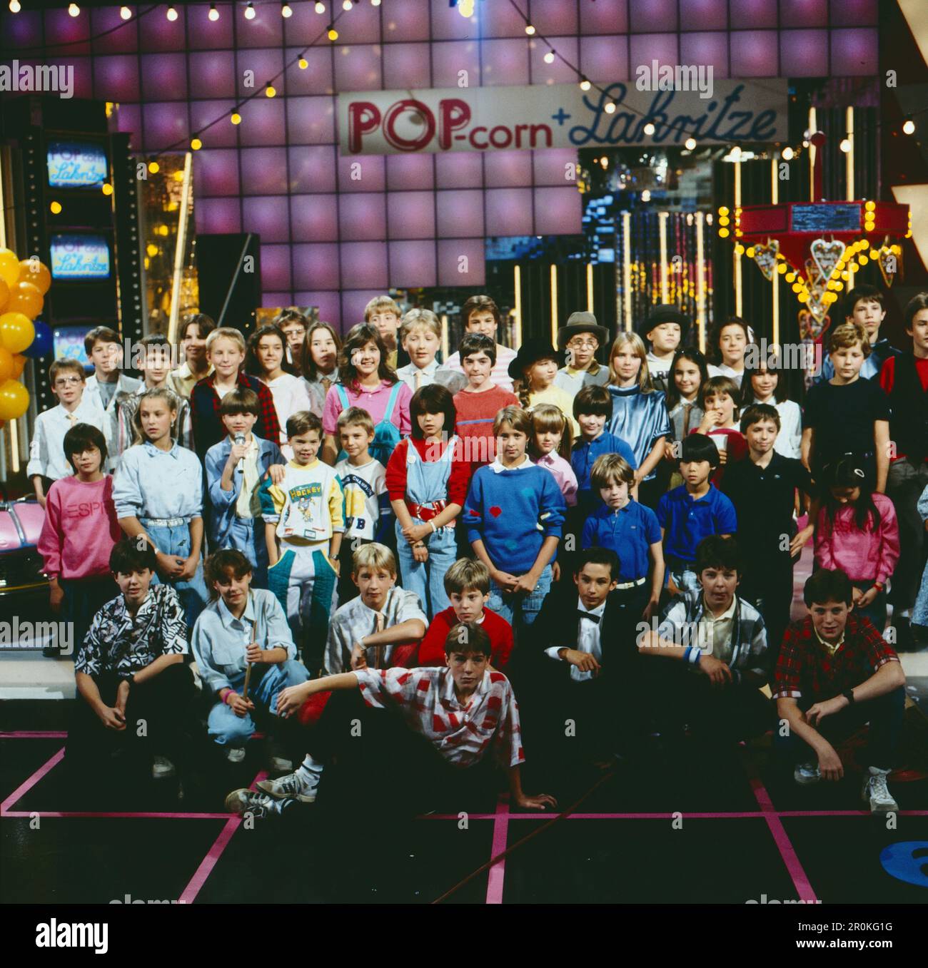 Popcorn + Lakritze, ZDF Kinderhitparade, Deutschland, 1985, Bild ...