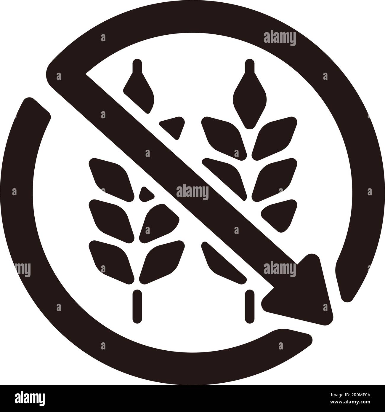 Abbildung des Glutenfreien Vektorsymbols ( Low Carb Stock-Vektorgrafik ...