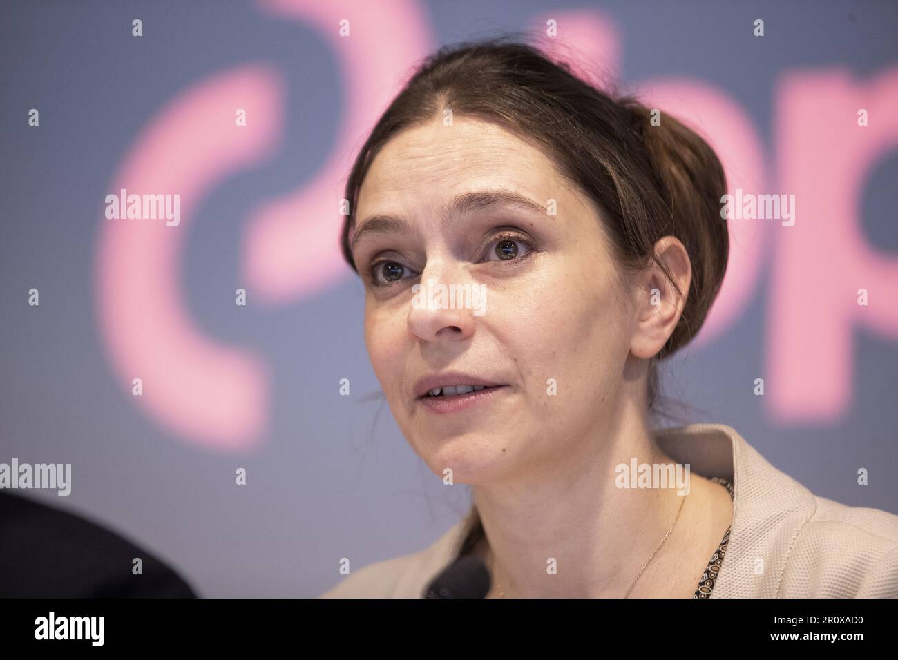 Brüssel, Belgien. 10. Mai 2023. Audrey Hanard, Vorstandsvorsitzender ...