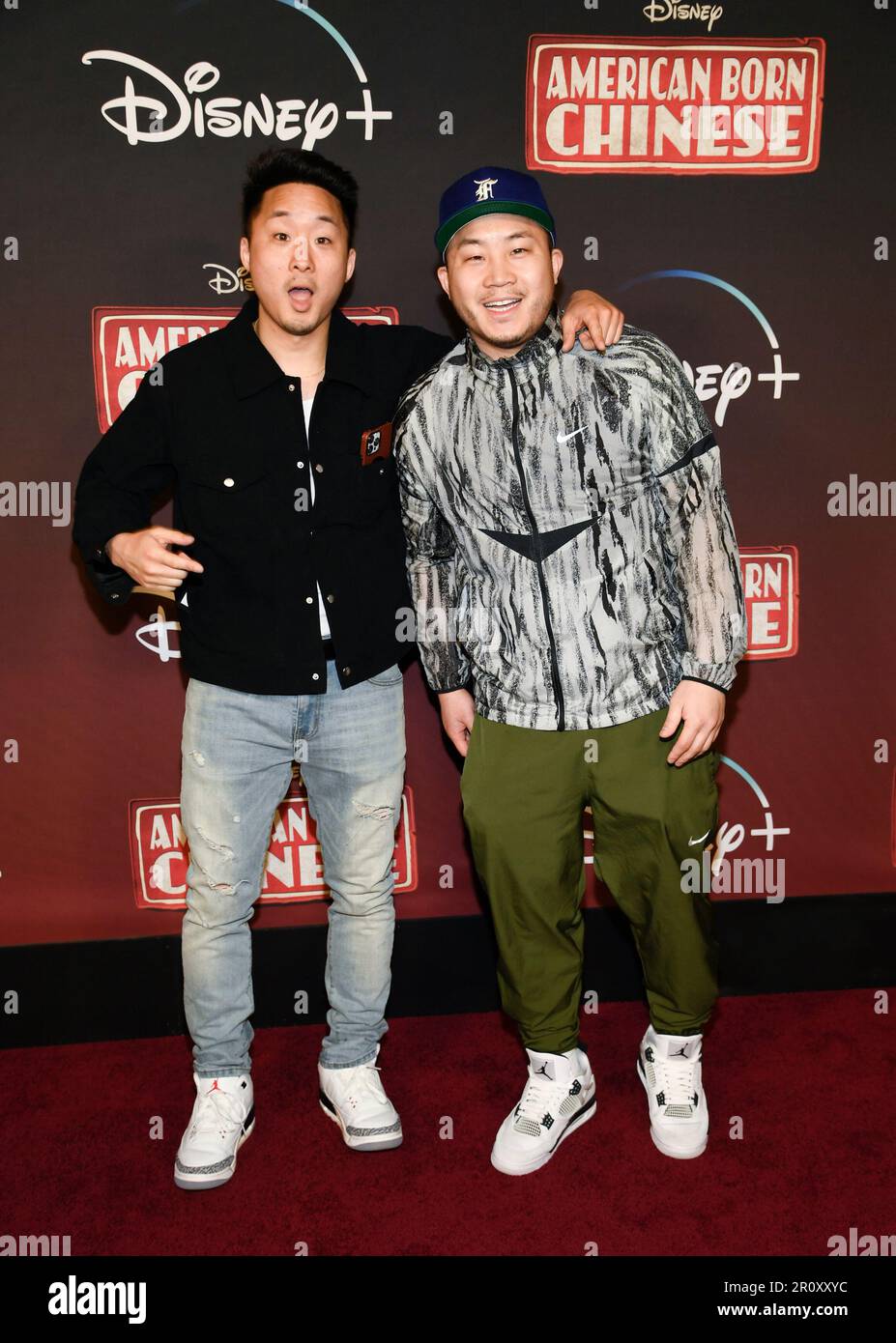 Andrew Fung, left, and David Fung attend the premiere of the Disney+ ...
