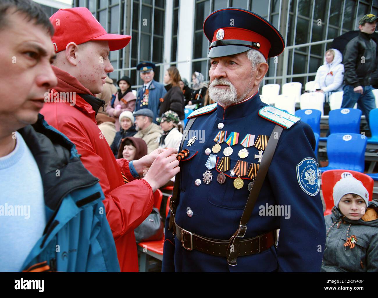 Rostov Auf Don, Russland. 09. Mai 2023. Militärparade der Truppen der ...