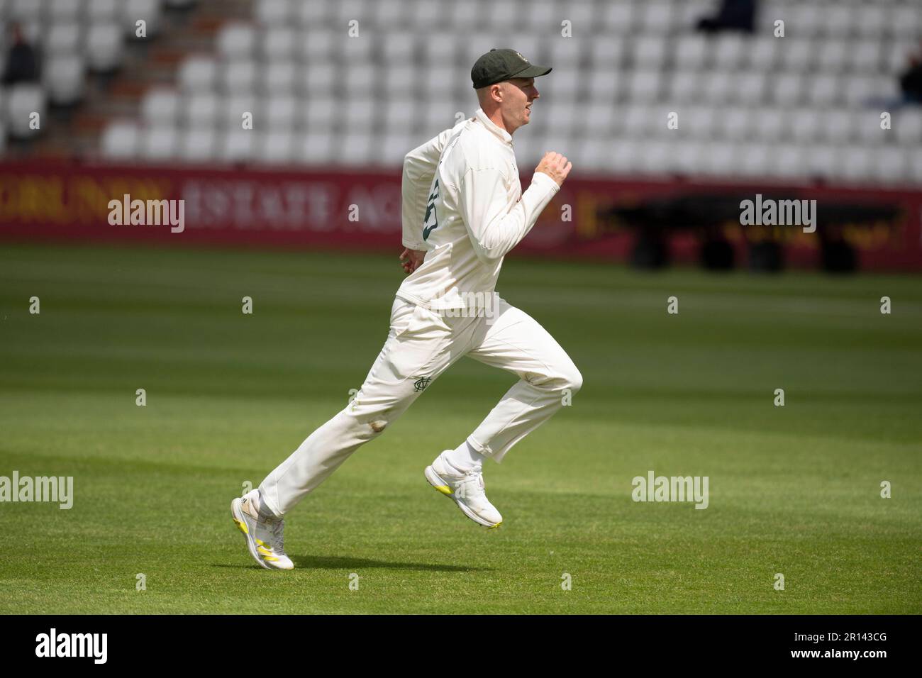 NORTHAMPTON, ENGLAND 11-Mai 2023 : LYNDON JAMES of Nottinghamshire Tag ...