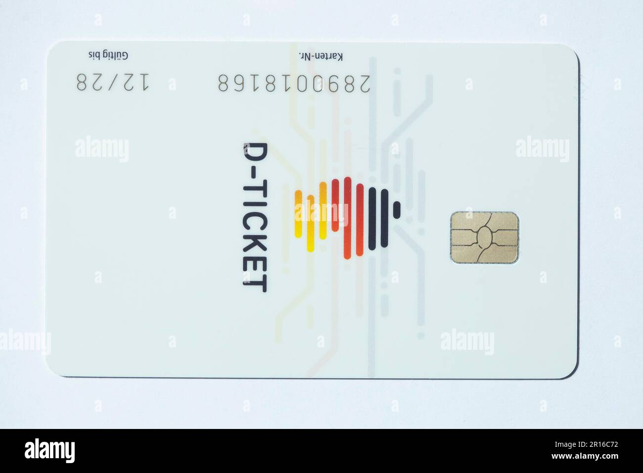 Deutschland-Ticket D-Ticket oder 49 Euro Ticket für den öffentlichen ...