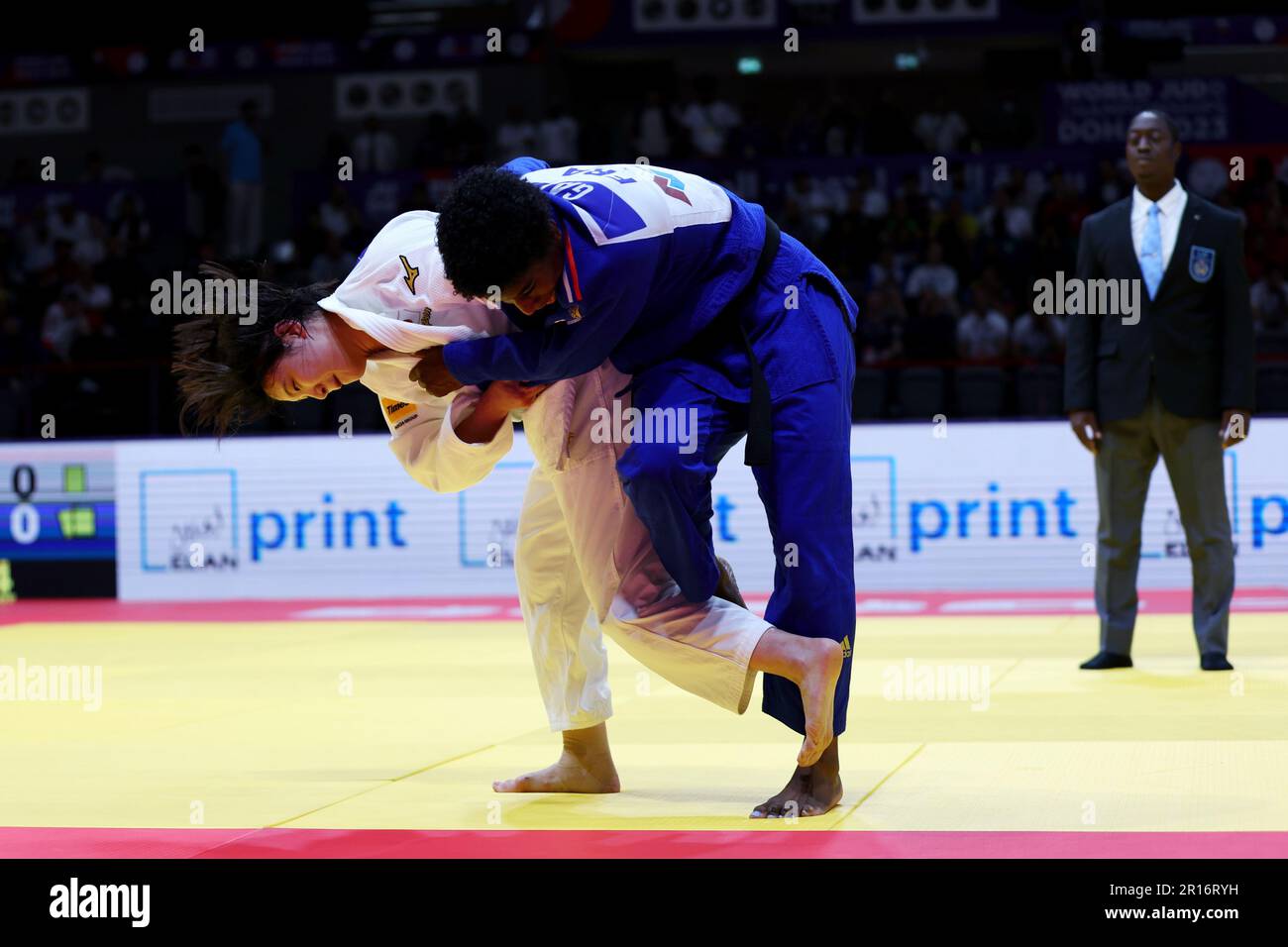 (L-R) Saki Niizoe (JPN), Marie Eve Gahie (FRA), 11. MAI 2023 - Judo : World Judo Championships ...