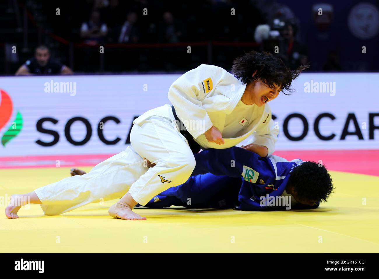 (Top-Bottom) Saki Niizoe (JPN), Marie Eve Gahie (FRA), 11. MAI 2023 -Judo : World Judo ...