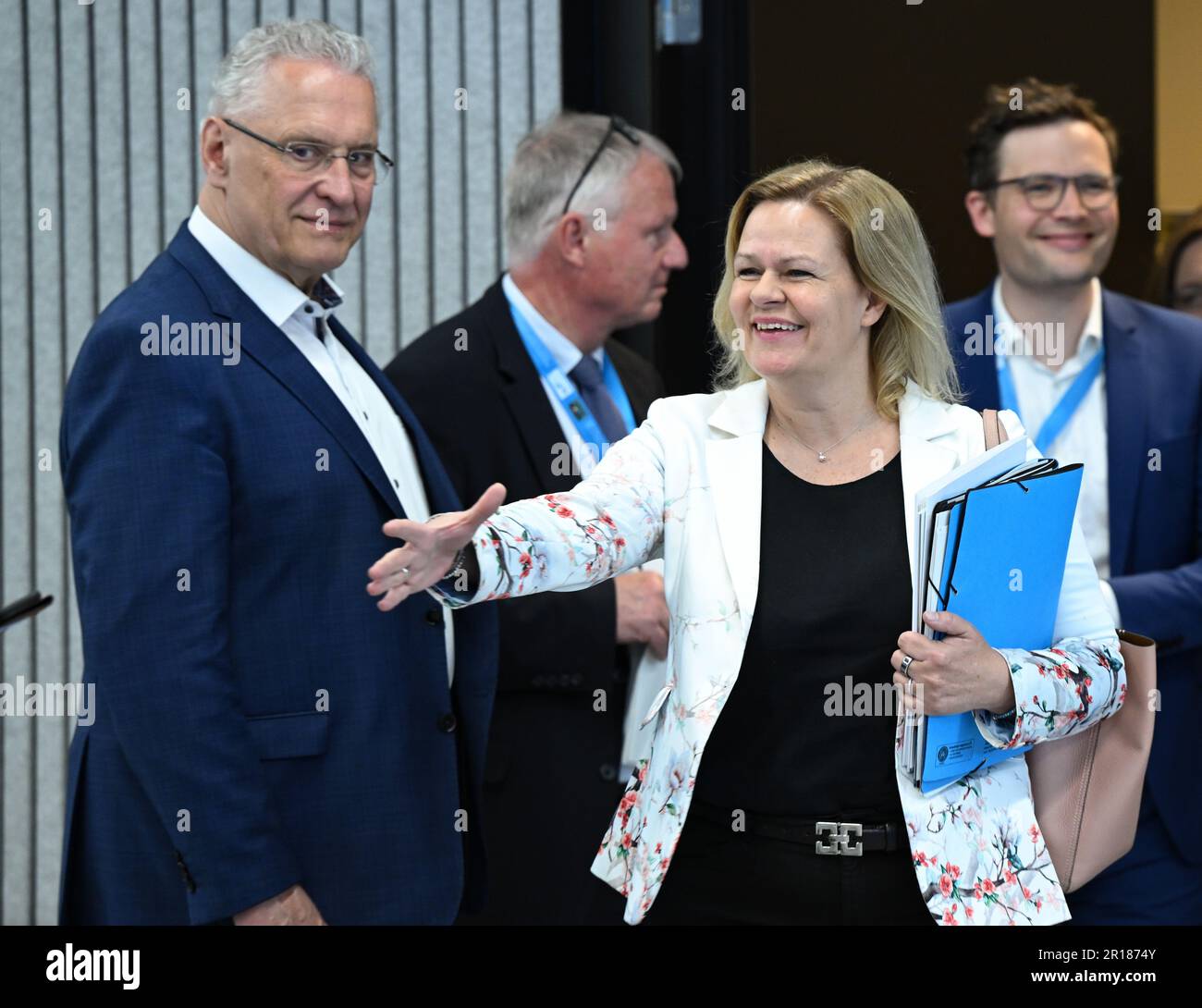 12. Mai 2023, Hessen, Frankfurt/Main: Bundesministerin des Innern Nancy ...