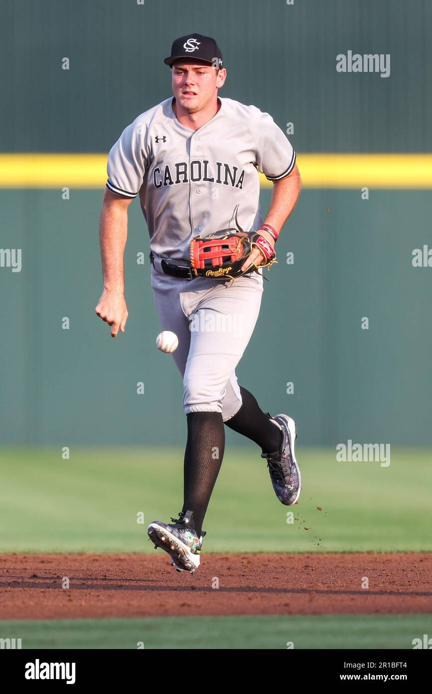 12. Mai 2023: Der Außenfeldspieler Ethan Petry #20 aus South Carolina ...