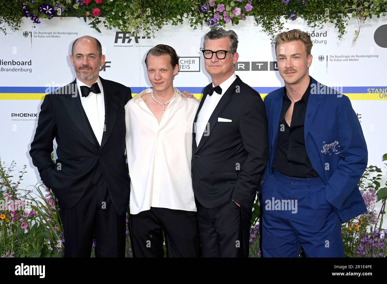 Edward Berger, Felix Kammerer, Malte Grunert und Albrecht Schuch bei ...