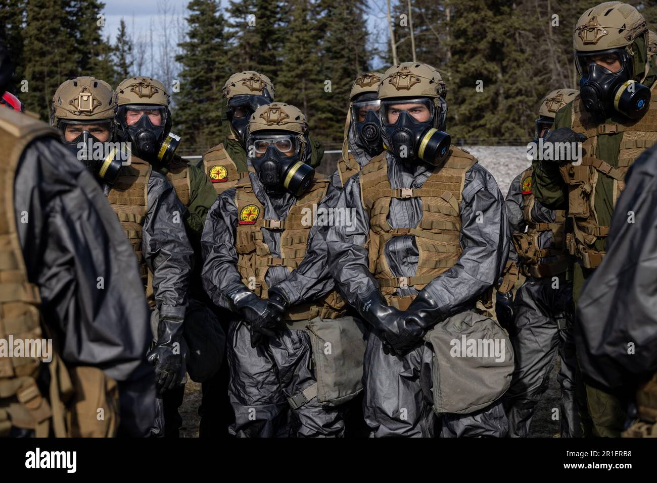 USA Marines mit Hauptsitz Company, Chemical Biological Incident ...