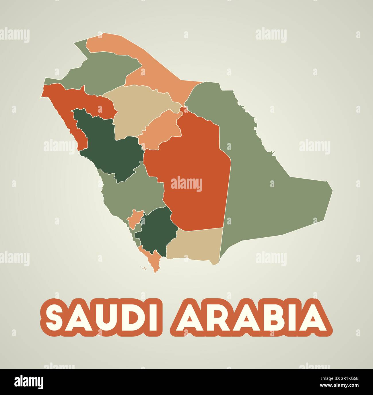 Saudi arabien karte umriss vektor illustration -Fotos und -Bildmaterial ...