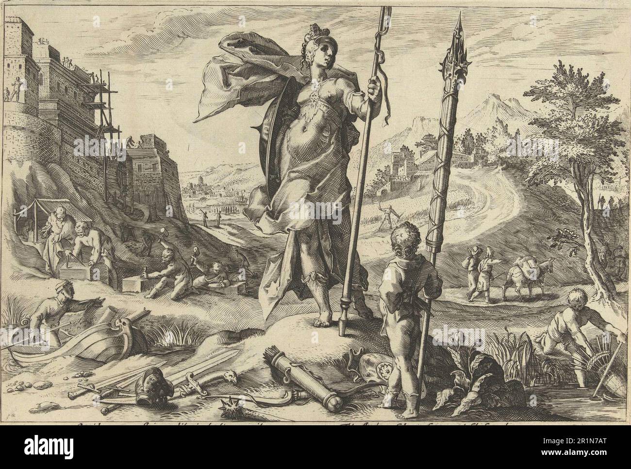 Foto des Symbols der Bronzezeit, von 2200 bis 800 v. Chr., Historische, digital restaurierte ...