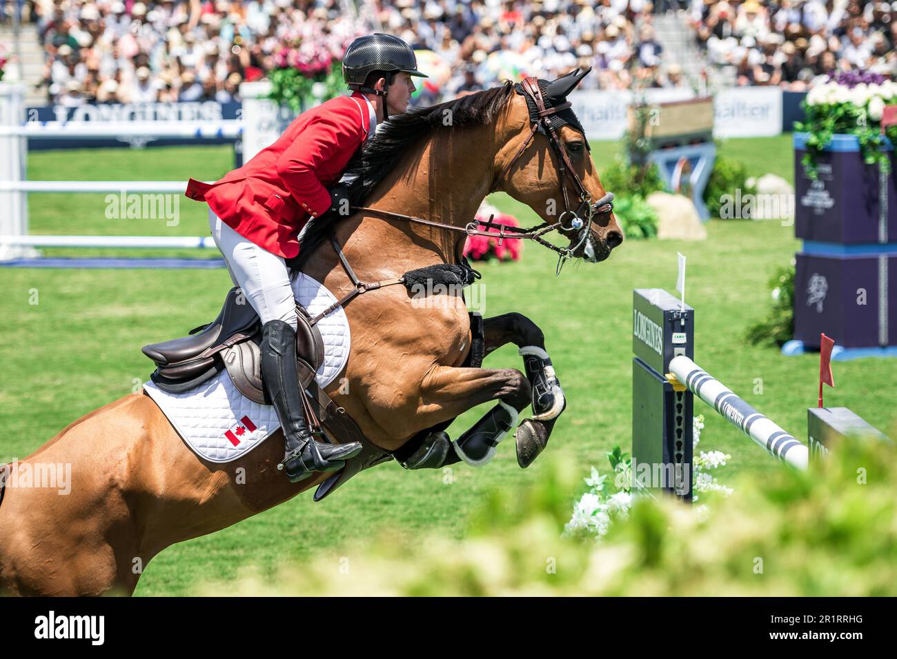 Sam Walker vom Team Canada nimmt am 14. Mai 2023 am FEI Nations Cup ...