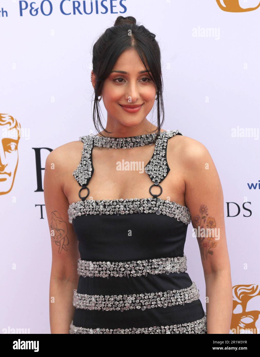 London, UK.Taj Atwal bei den BAFTA Television Awards 2023 mit P&O ...