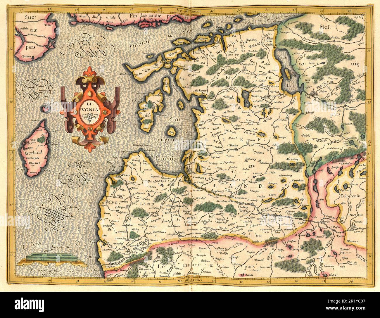 Livland karte -Fotos und -Bildmaterial in hoher Auflösung – Alamy