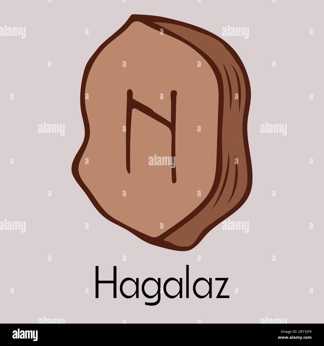 Rune Hagalaz. Alte skandinavische Runen. Runen Senior Futarka. Magie ...