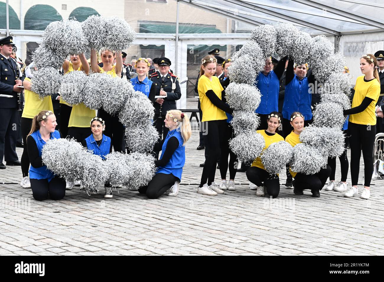 Der schwedische König Carl XVI Gustaf und Königin Silvia sahen sich am ...
