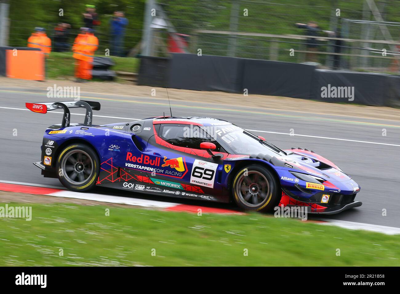 Thierry Vermeulen - Emil Frey Racing - Ferrari 296 GT3 Nummer 69 beim ...