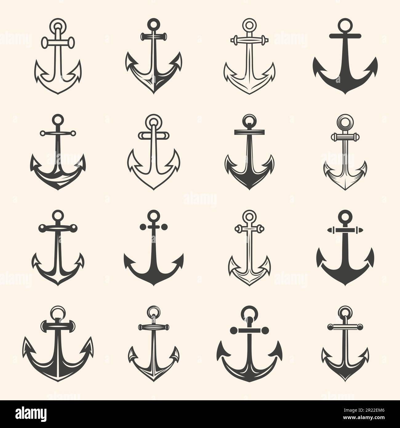 Anker Silhouet Clipart