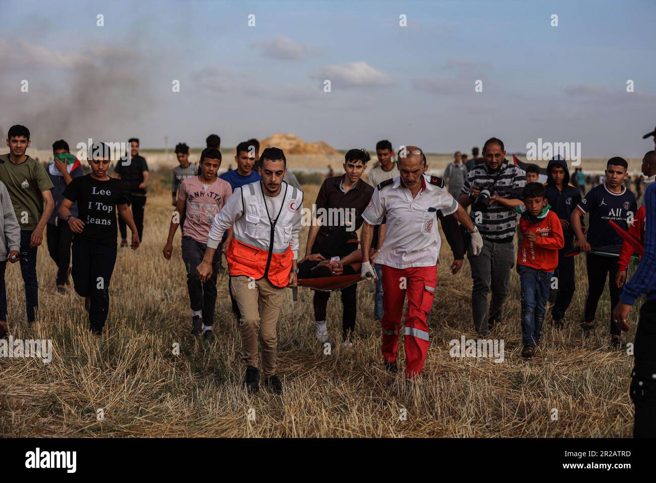 18. Mai 2023, Gaza, Palästina: (INT)palästinensische Bürger ...