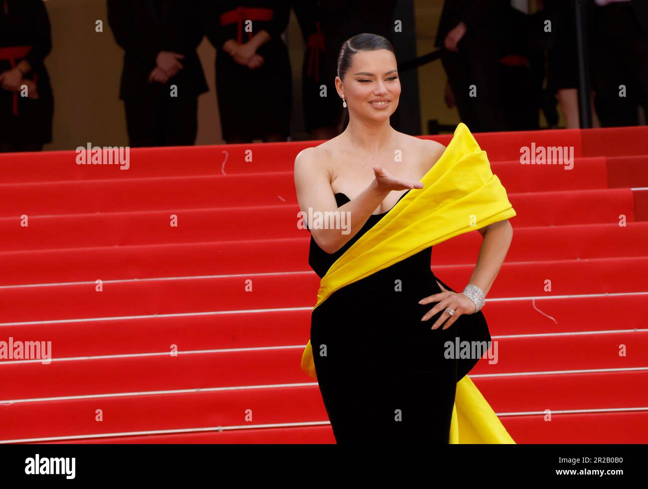 Adriana Lima poses for photographers upon arrival at the premiere of ...