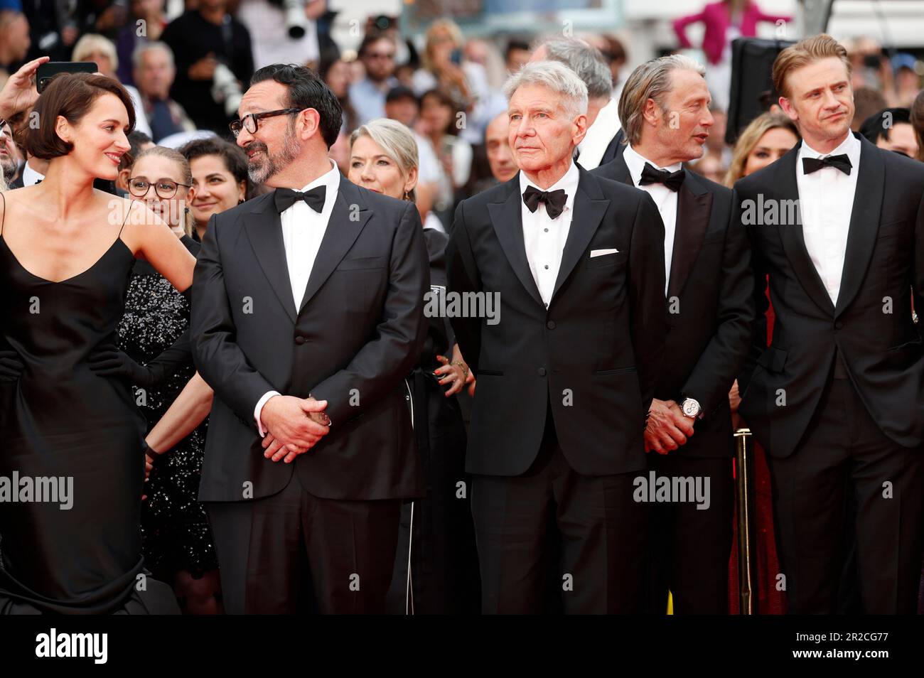 Phoebe Waller-Bridge, James Mangold, Harrison Ford, Mads Mikkelsen und ...
