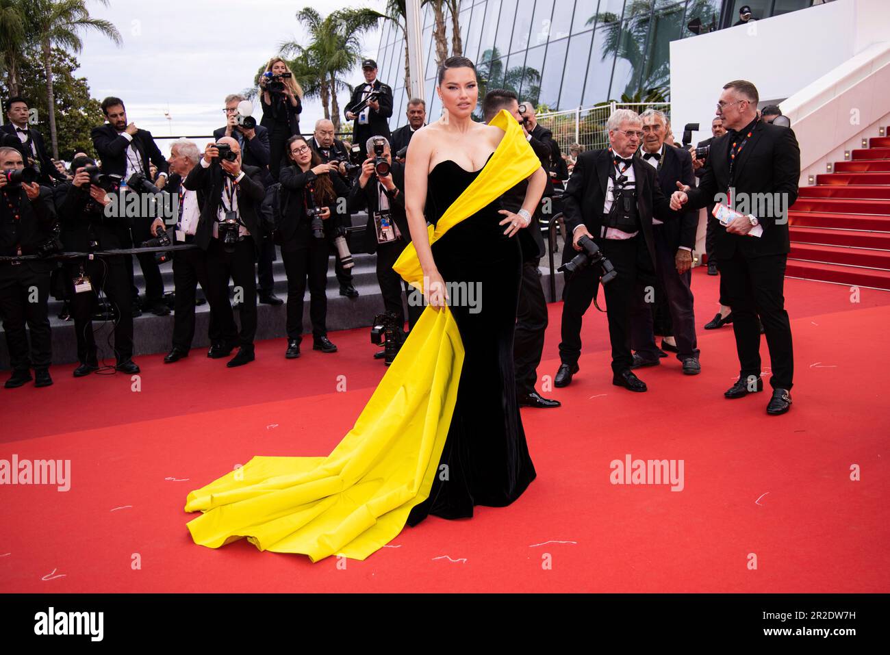 Adriana Lima poses for photographers upon arrival at the premiere of ...