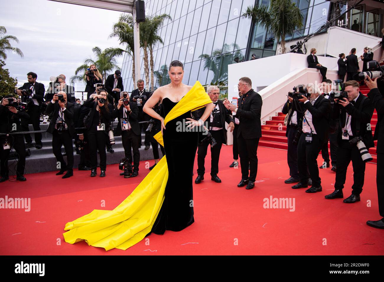 Adriana Lima poses for photographers upon arrival at the premiere of ...