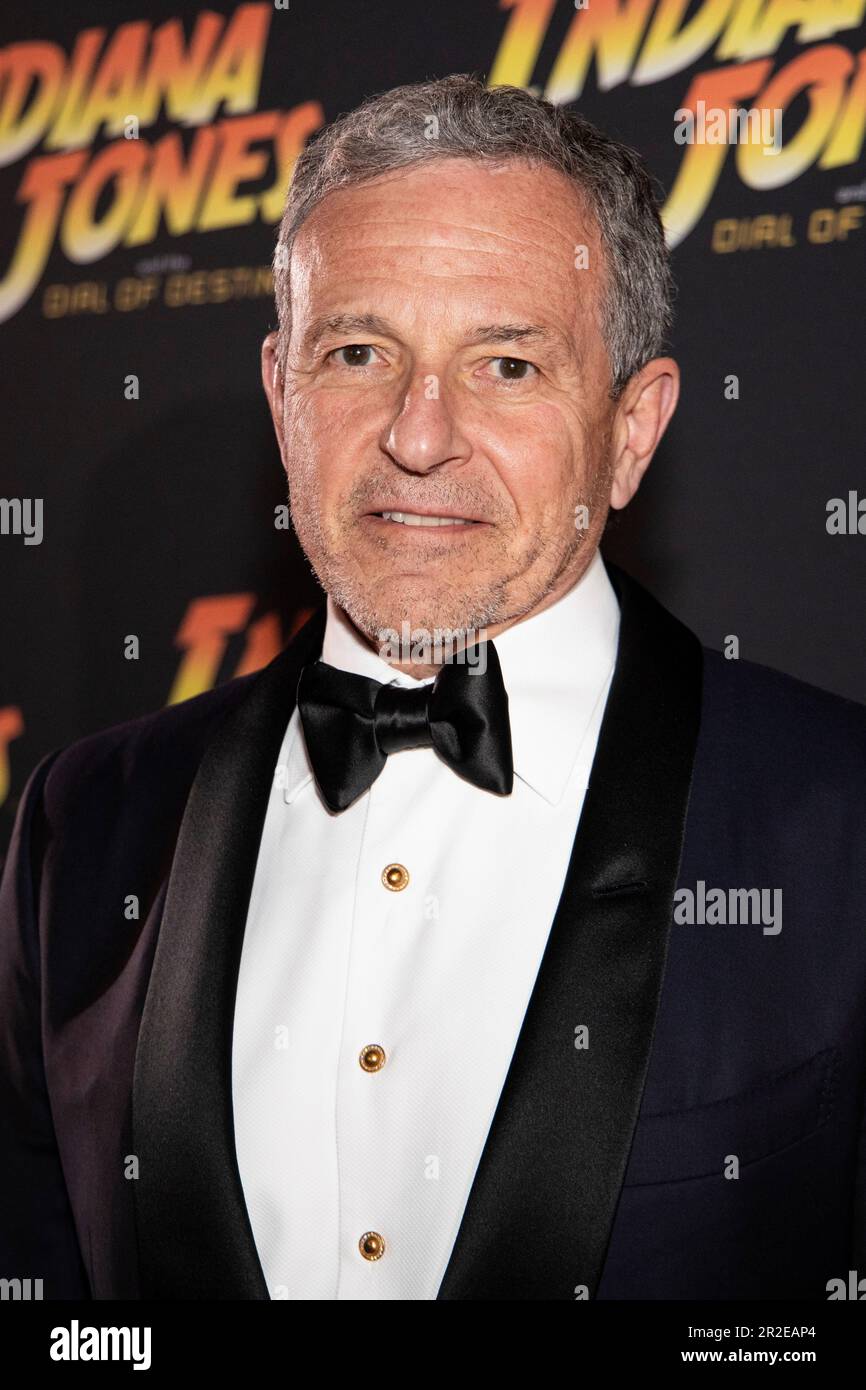 Bob Iger poses for photographers upon arrival for the 'Indiana Jones ...