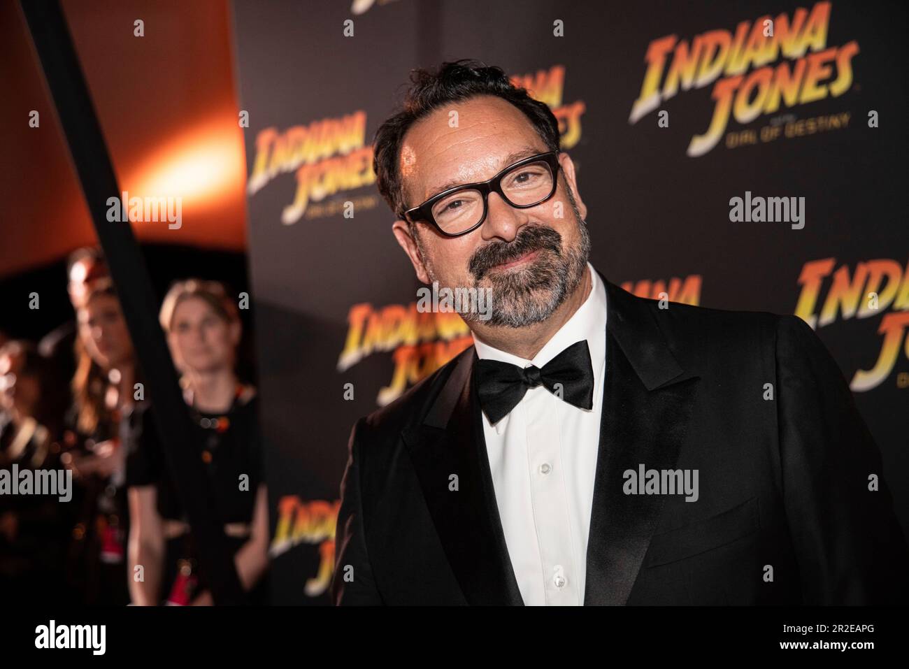 James Mangold poses for photographers upon arrival for the 'Indiana ...