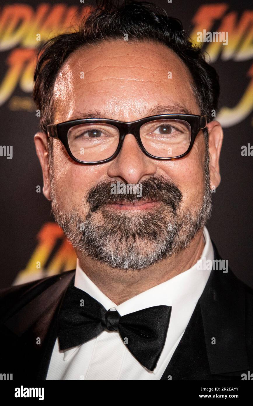 James Mangold poses for photographers upon arrival for the 'Indiana ...