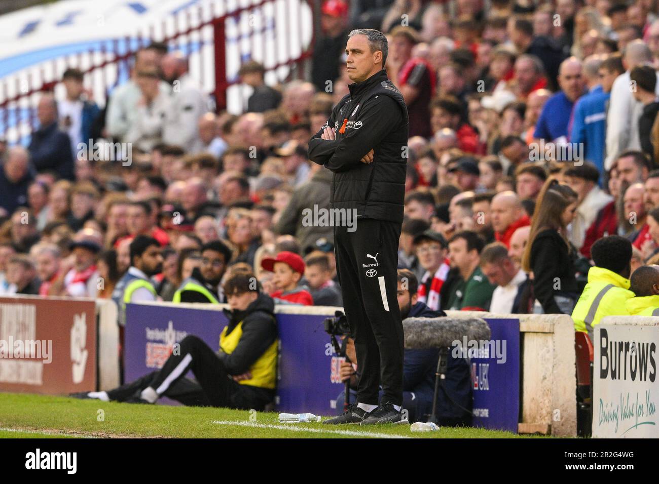 Michael Duff Manager von Barnsley während des Sky Bet League 1 Play-Off ...