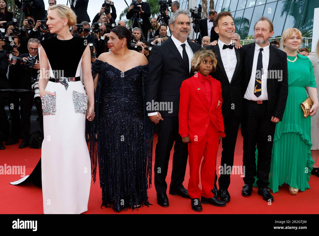 Cate Blanchett, from left, Deborah Mailman, Wayne Blair, Aswan Reid ...
