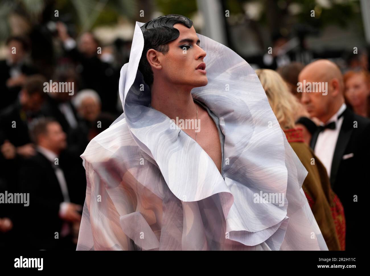 Raphael Say poses for photographers upon arrival at the premiere of the ...