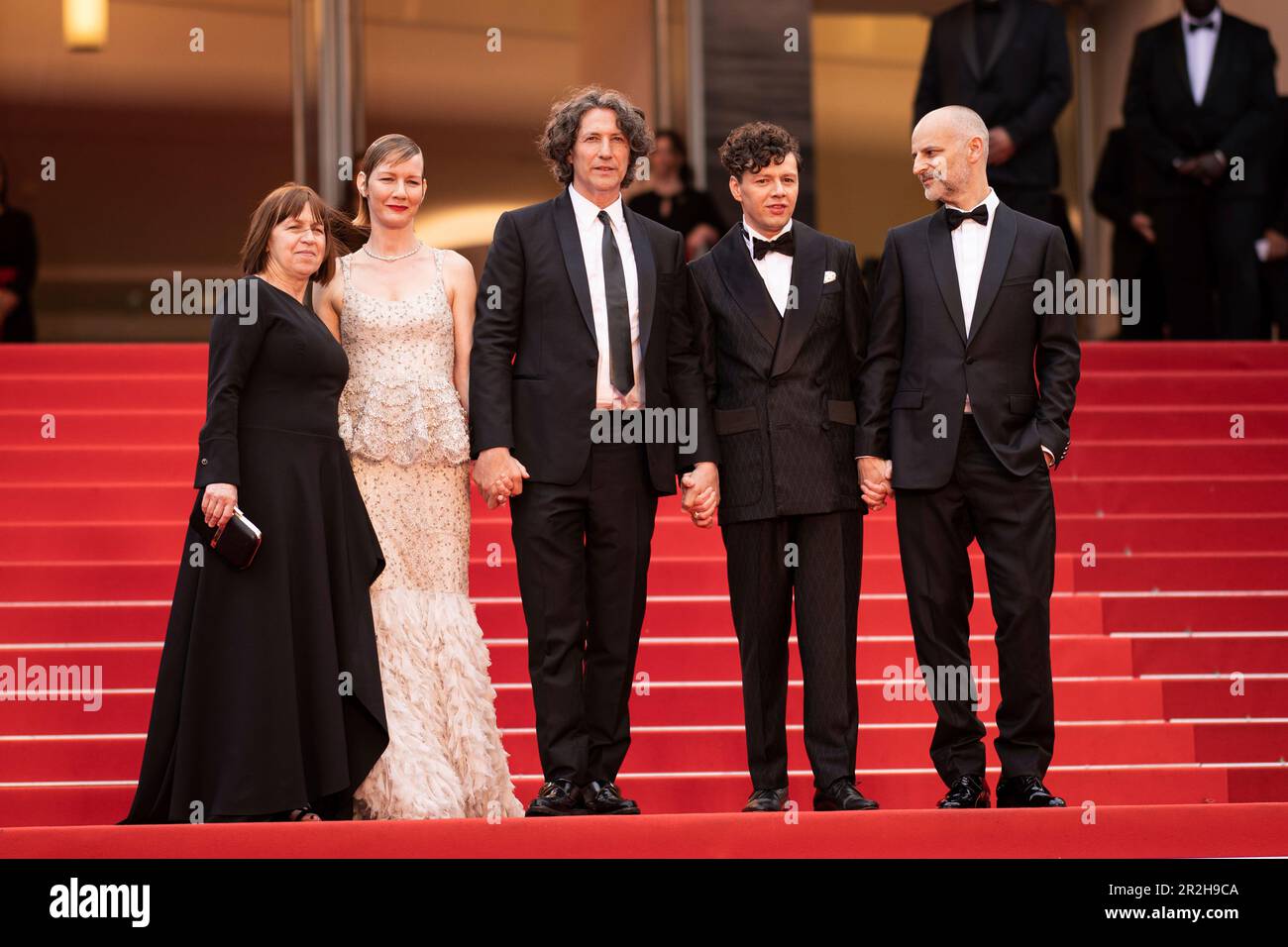 Producer Ewa Puszczynska, Sandra Huller, director Jonathan Glazer ...