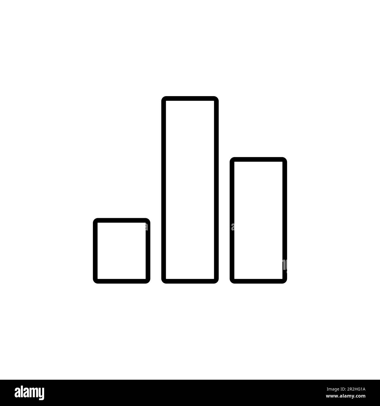 Symbol für wachsendes Diagramm. Diagrammsymbol. Diagrammsymbol Stock-Vektorgrafik - Alamy
