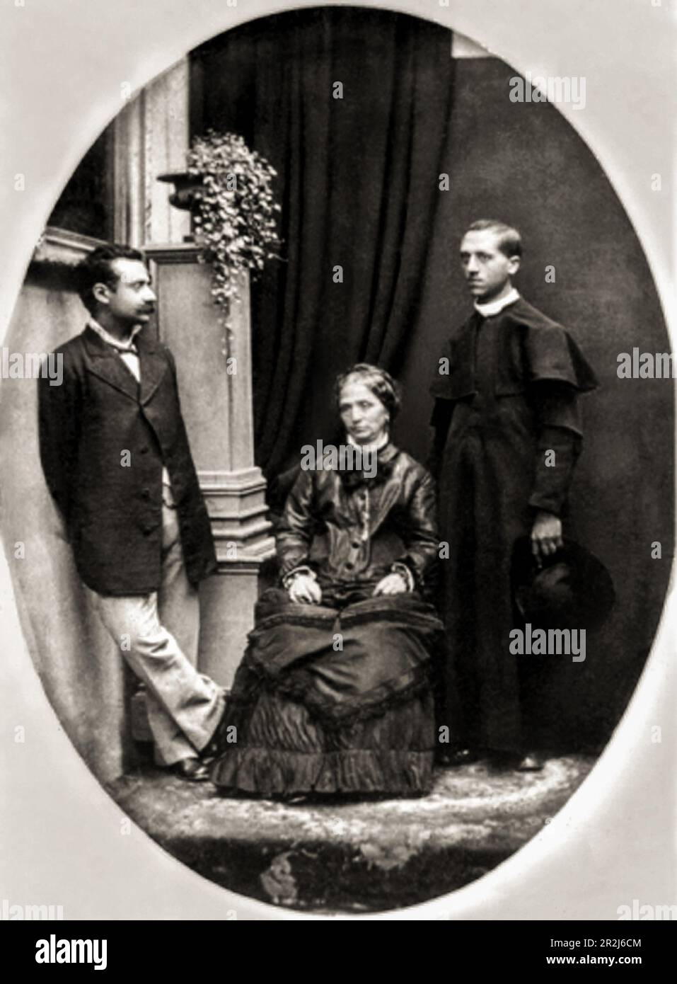 1875 Ca, Bologna , ITALIEN : der italienische Vater Padre EDGARDO Levi ...