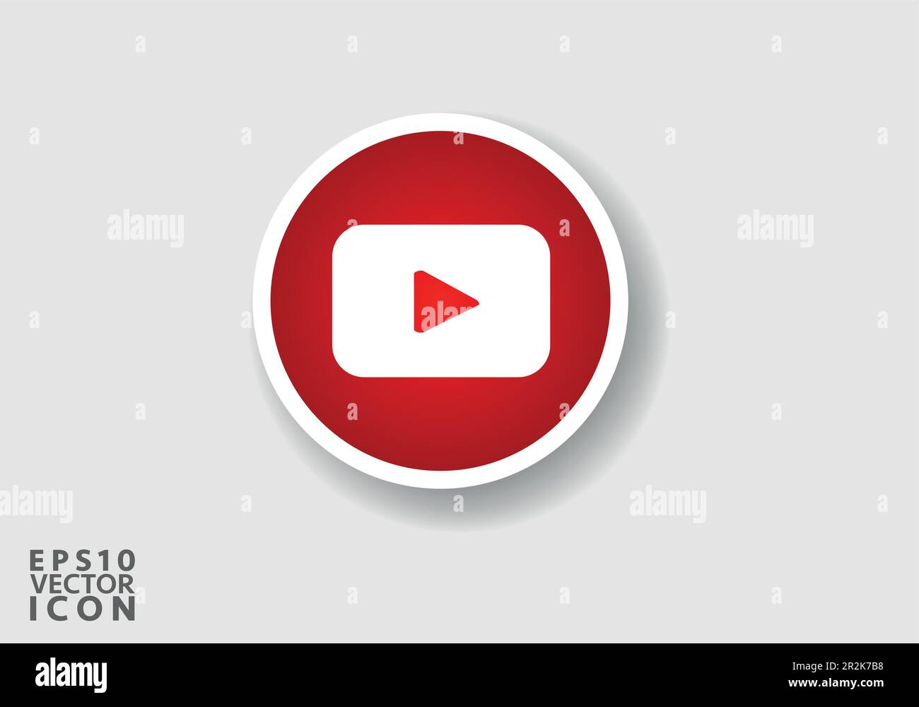 Der YouTube-Logo-Vektor ist eine stilisierte Darstellung des Logos für ...