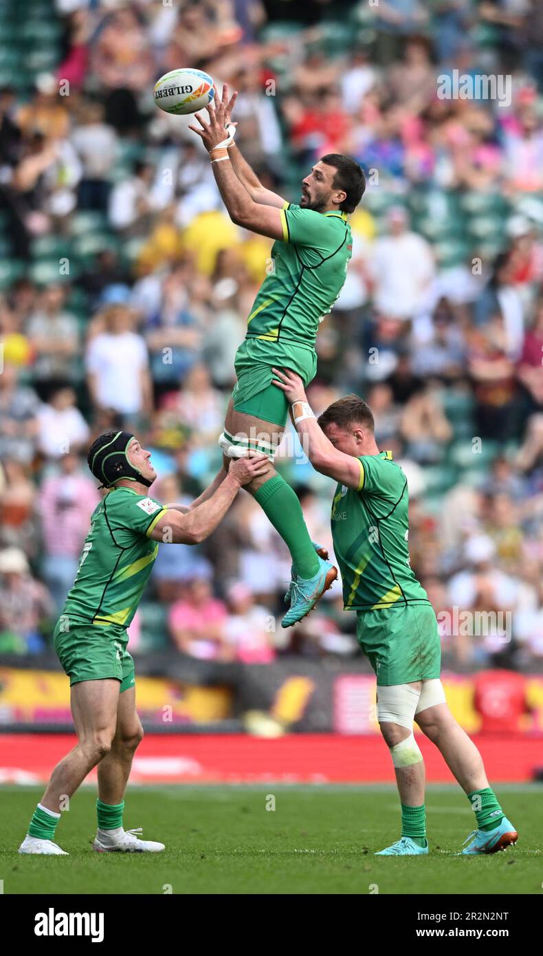 20. Mai 2023; Twickenham Stadium, London, England: HSBC London Rugby ...