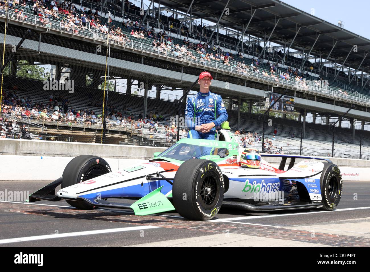 INDIANAPOLIS, IN - MAY 20: NTT IndyCar series driver Sting Ray Robb (51 ...