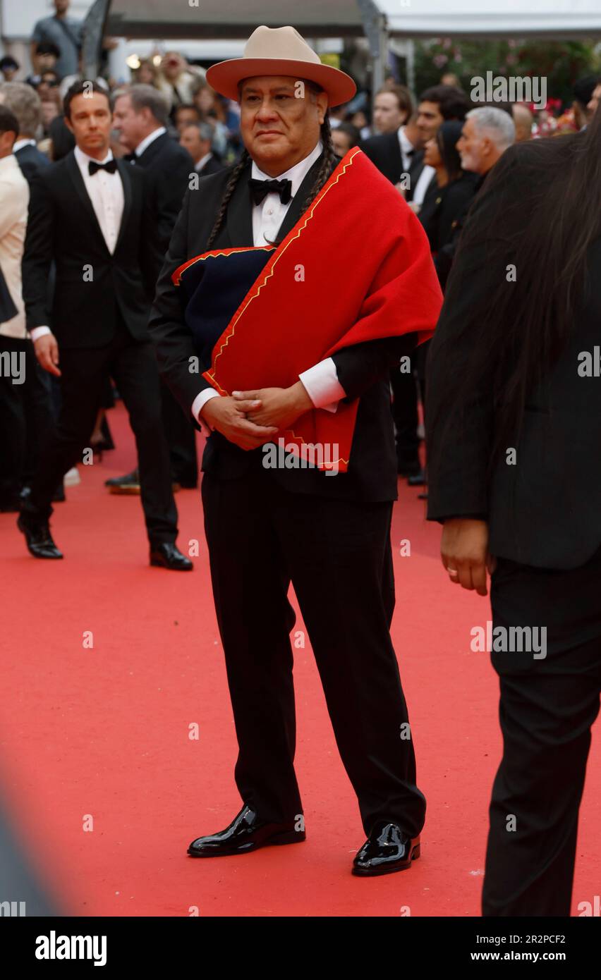Yancey Red Corn poses for photographers upon arrival at the premiere of ...