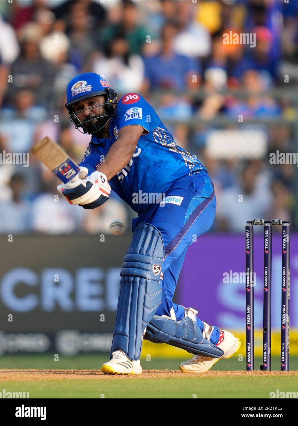 Mumbai Indians' Rohit Sharma bats during the Indian Premier League (IPL ...