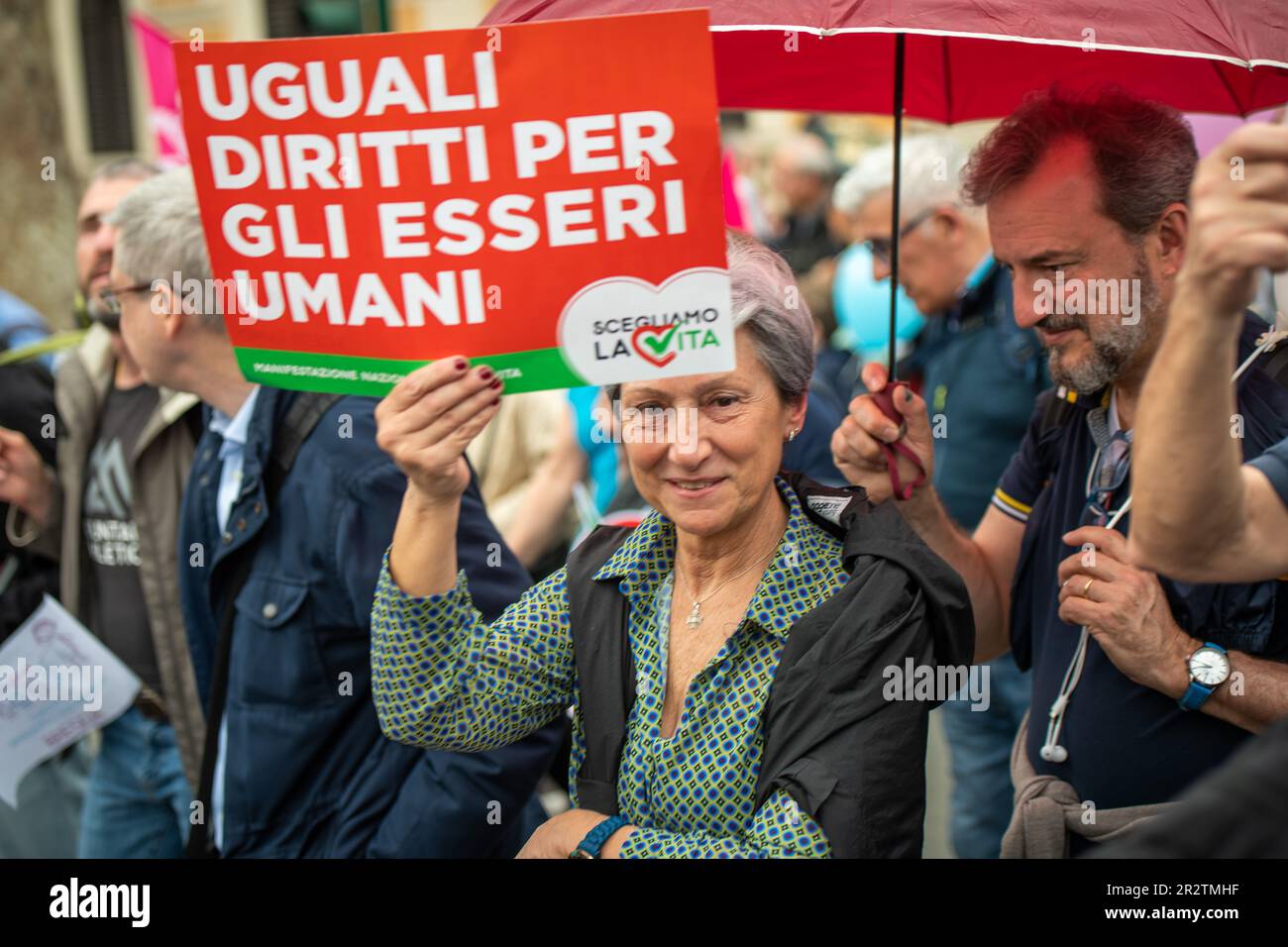 Die menschen sagen nein zur abtreibung und ja zum leben -Fotos und -Bildmaterial in hoher ...
