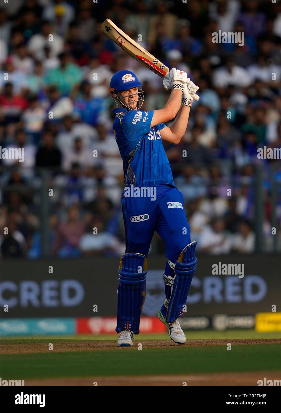 Mumbai Indians' Cameron Green bats during the Indian Premier League ...