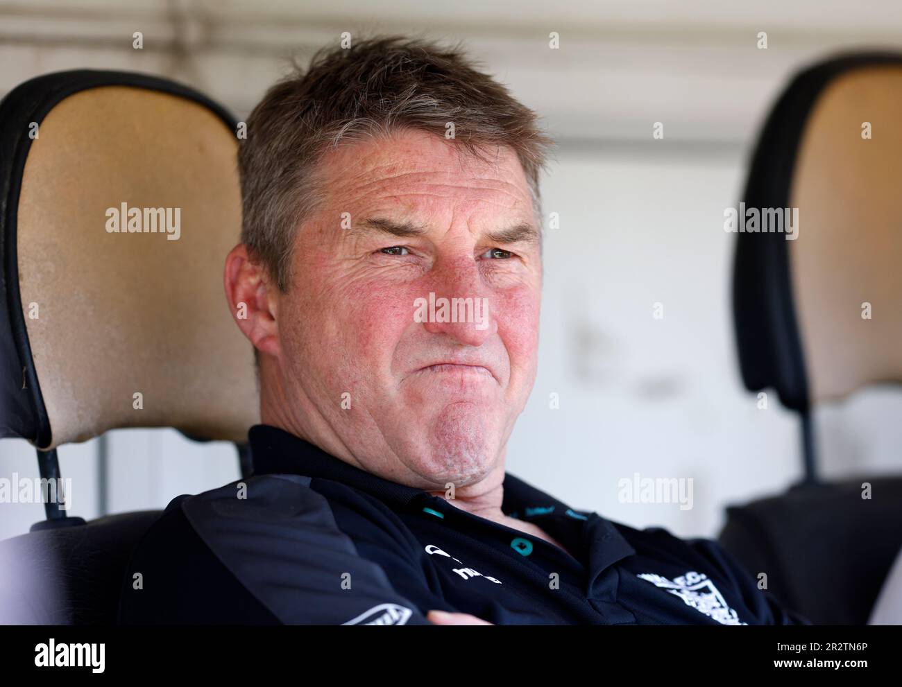 Hull Head Coach Tony Smith vor dem Spiel des Betfred Super League ...