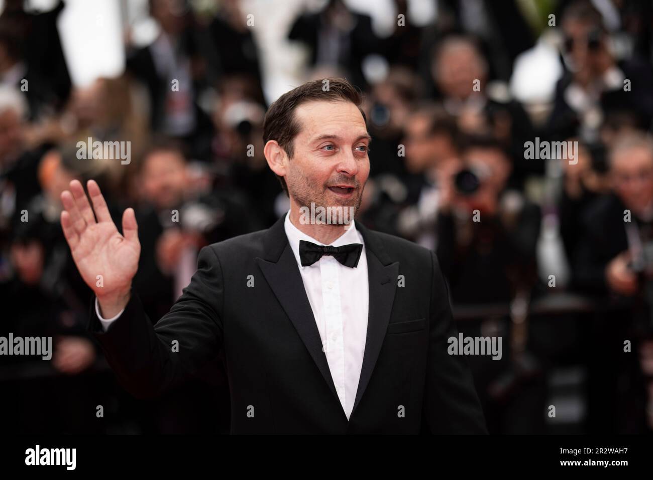 Tobey Maguire poses for photographers upon arrival at the premiere of ...