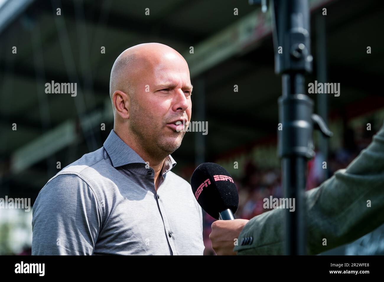 EMMEN - Feyenoord Coach Arne Slot während des niederländischen Premier ...