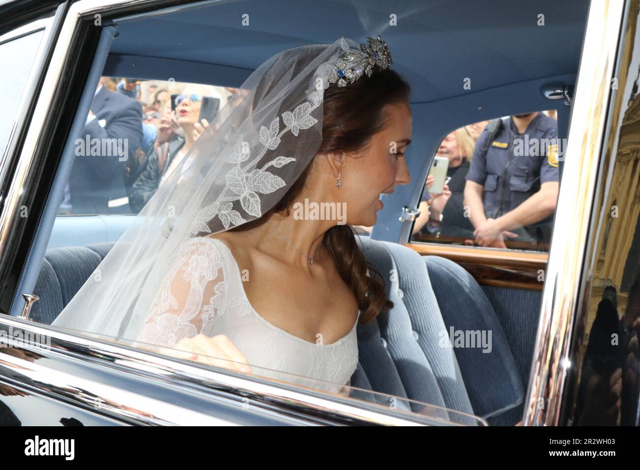 MÜNCHEN, Deutschland - 20. MAI 2023: Die Braut Sophie-Alexandra ...