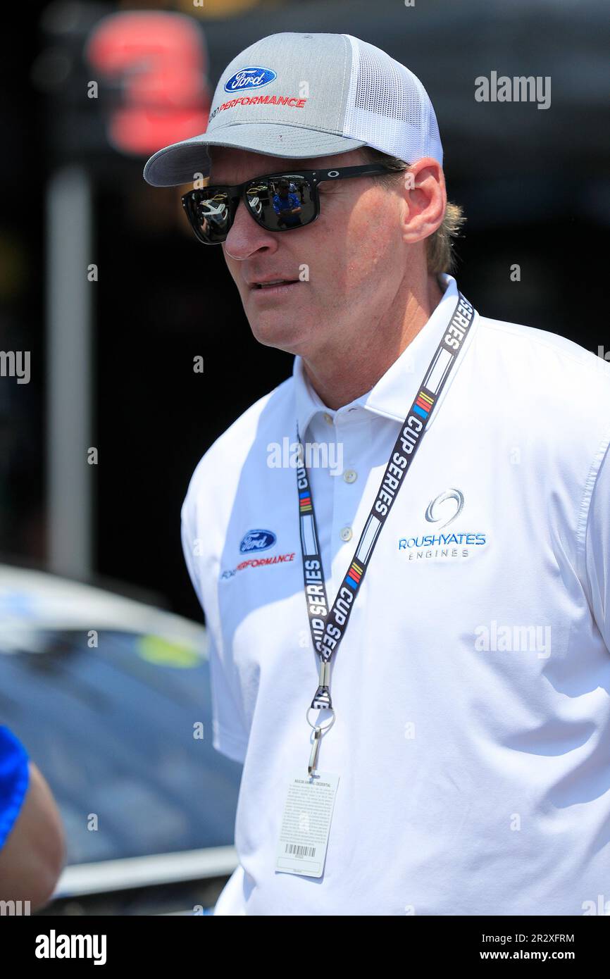 NORTH WILKESBORO, NC - MAY 21: Doug Yates of Roush/Yates Engines prior ...