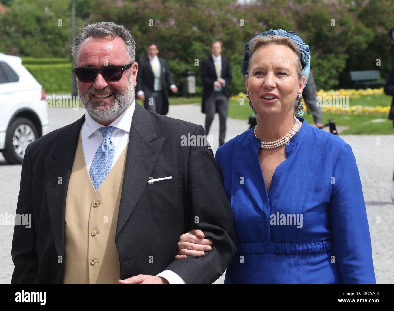 MÜNCHEN, Deutschland - 20. MAI 2023: Stephan Kuffler, Ehefrau Stephanie ...